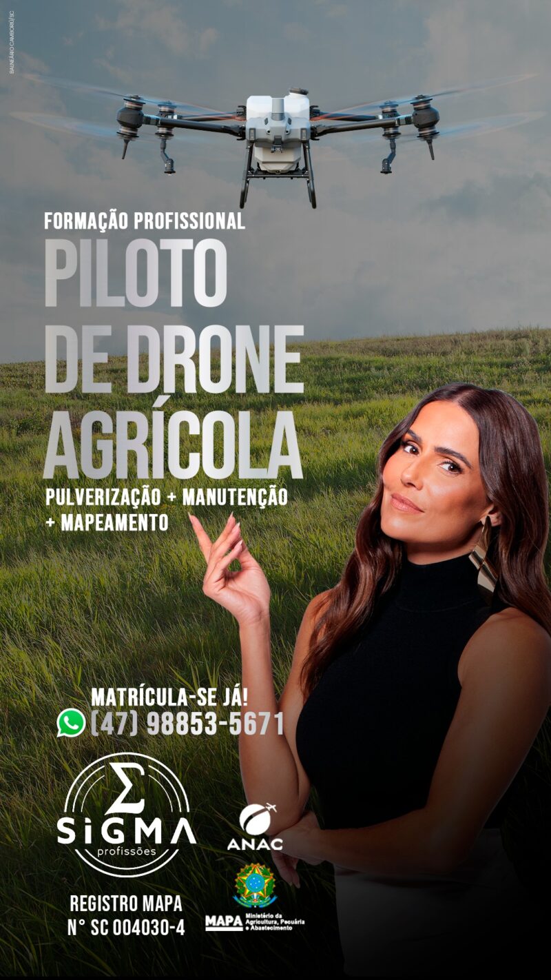 Curso de Piloto de Drones Agrícolas